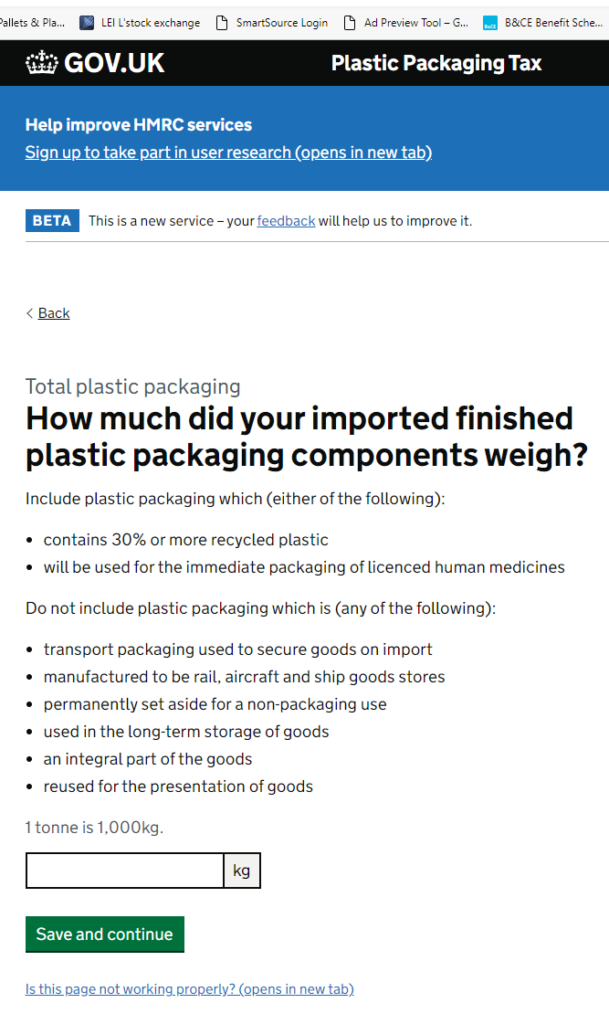 Making sense of the Plastic Packaging Tax | Go Plastic Pallets