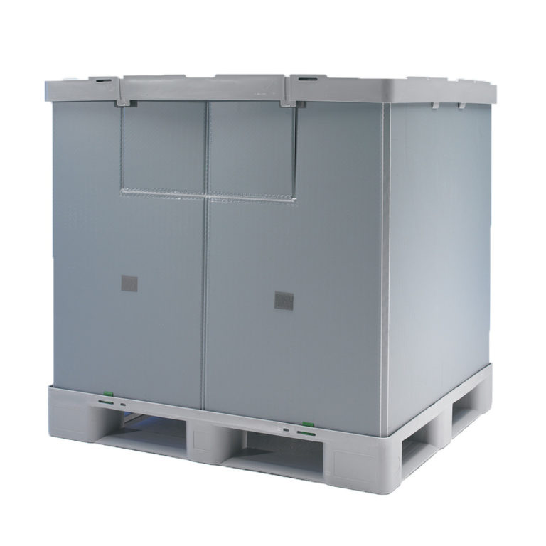 Large Folding Plastic Pallet Boxes & Containers | Collapsible | Go ...