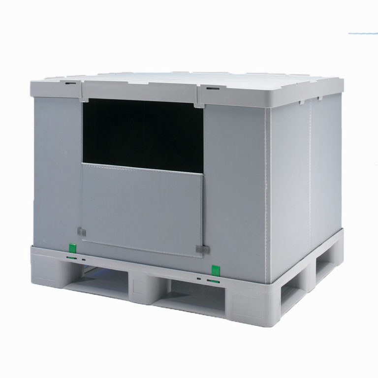 Large Folding Plastic Pallet Boxes & Containers | Collapsible | Go ...