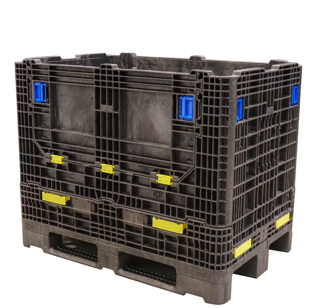 Large Folding Plastic Pallet Boxes & Containers | Collapsible ...