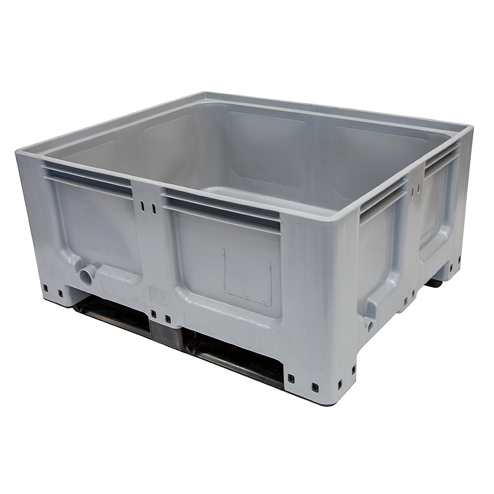 Blue RTP container improves food safety practices | Go Plastic Pallets