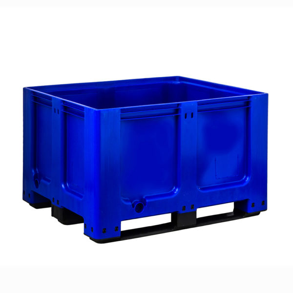 GoPalletBox 1210S 3R Blue - Rigid Plastic Pallet Box | Go Plastic Pallets