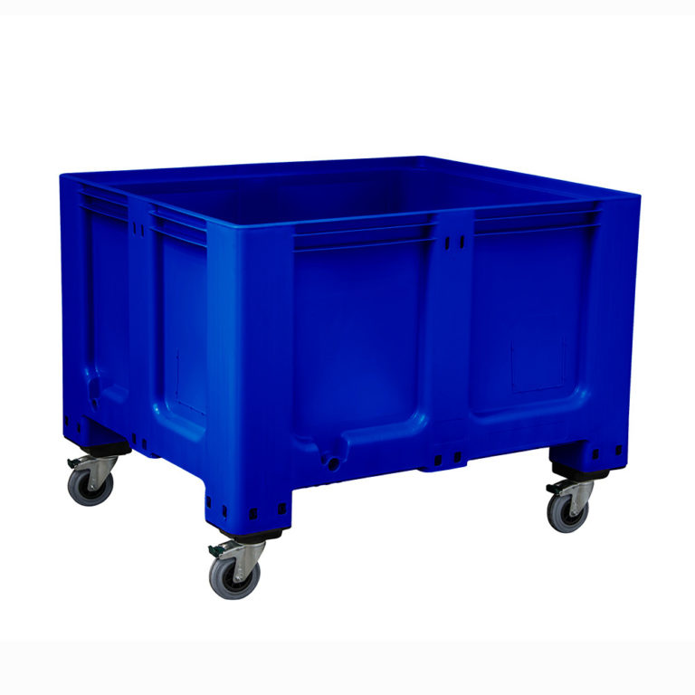 GoPalletBox 1210S 4C Blue - Plastic Pallet Box | Go Plastic Pallets