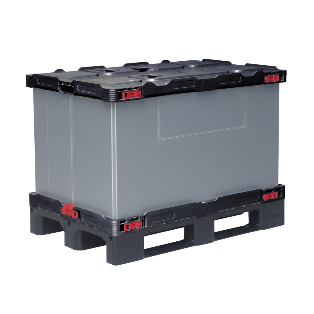 Large Folding Plastic Pallet Boxes & Containers | Collapsible | Go ...